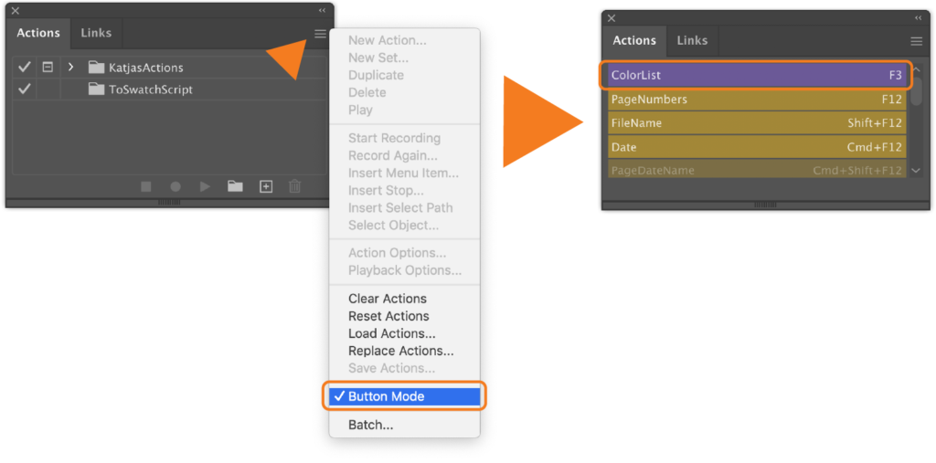 ColorList Script: make a list of colors from a selection