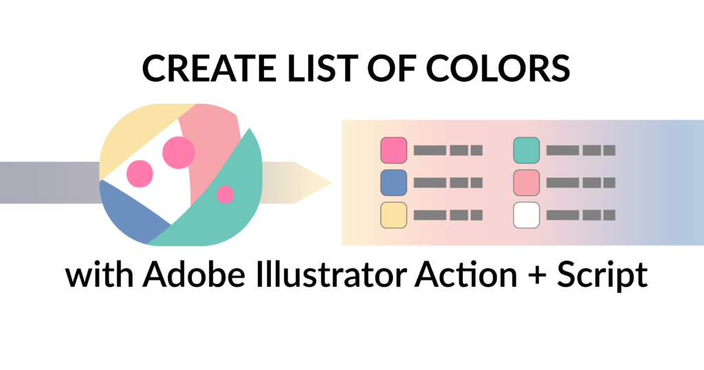 ColorList Script: make a list of colors from a selection