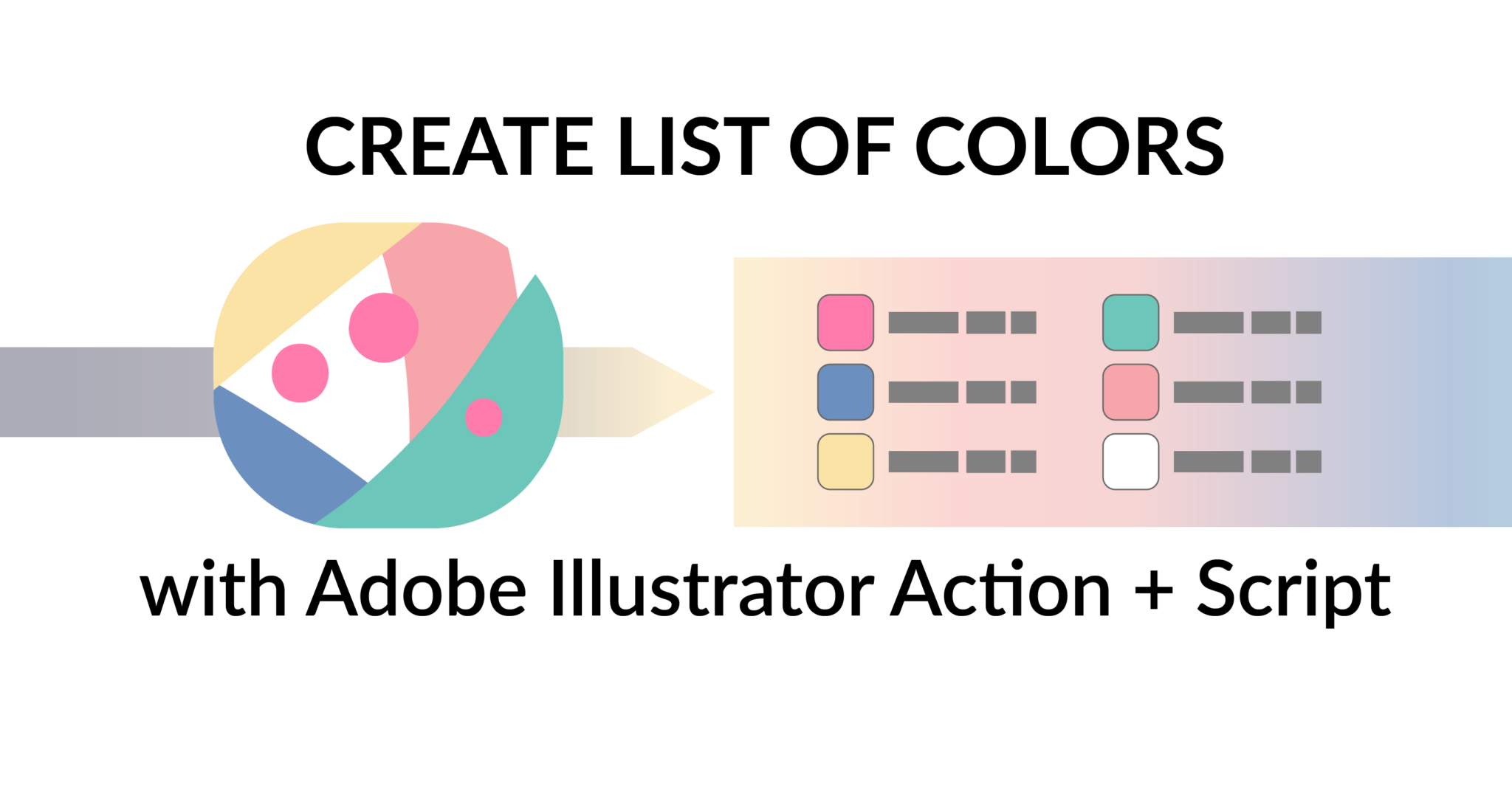 ColorList Script: make a list of colors from a selection